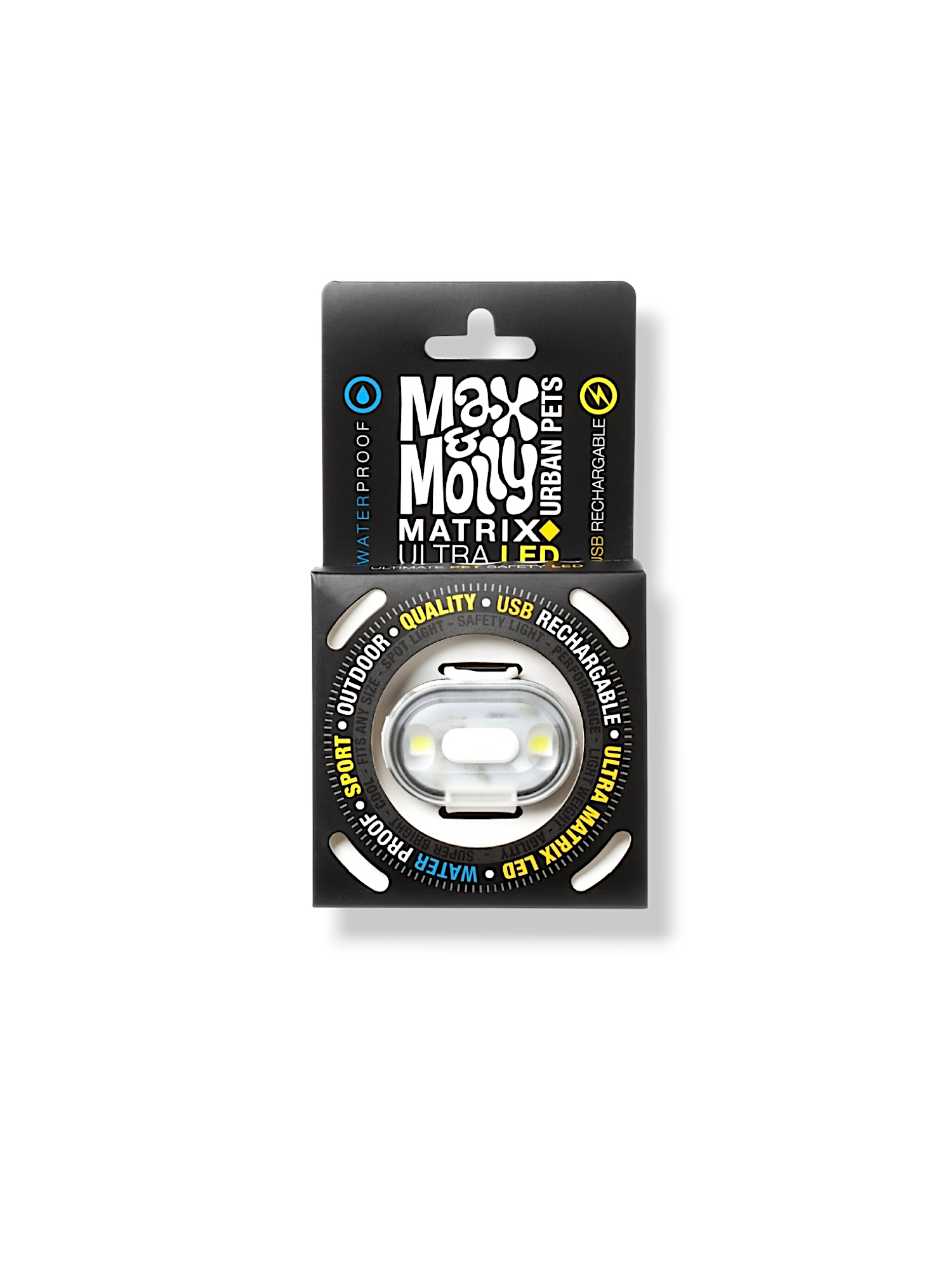 Max & Molly Matrix Ultra LED Harness/Collar Safety Light | Oz Pup Culture